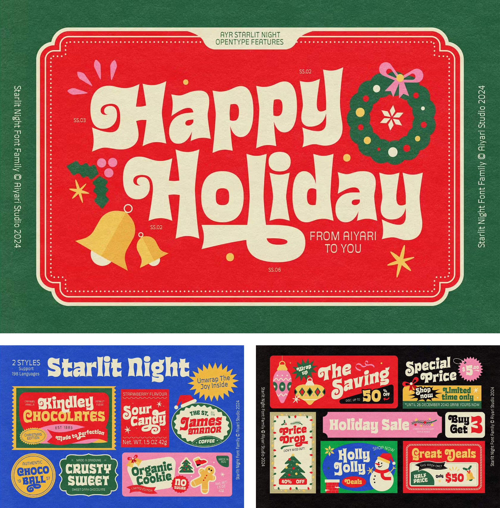The Best Christmas Fonts for Your Merry Projects | Daily design ...