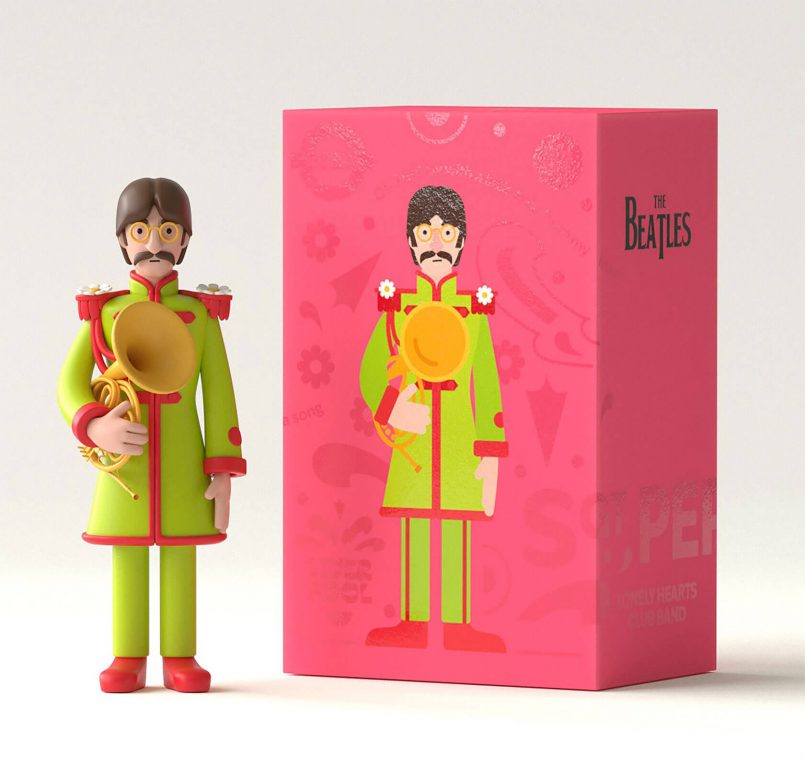 The Beatles Art Toys by Collectable Cities | Daily design inspiration ...