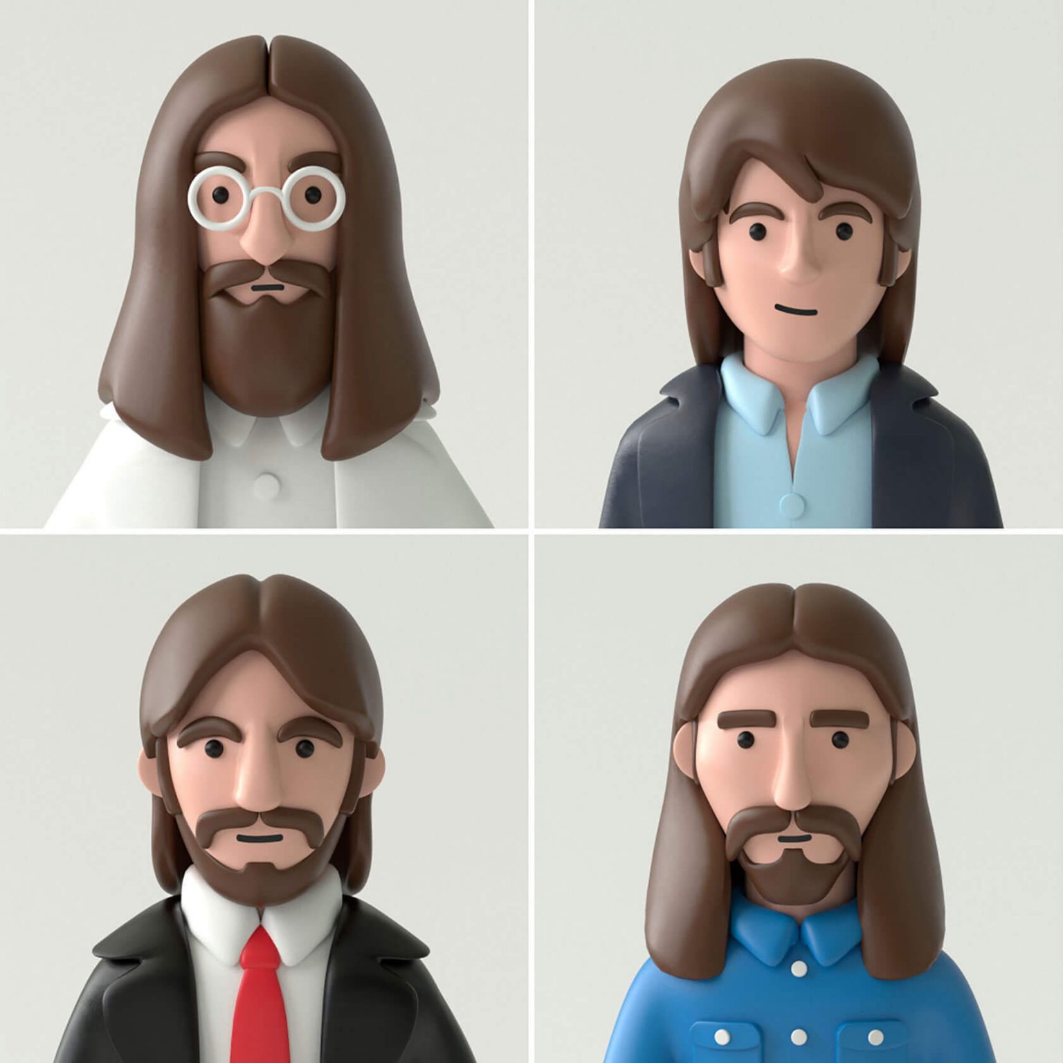 The Beatles Art Toys by Collectable Cities | Daily design inspiration ...