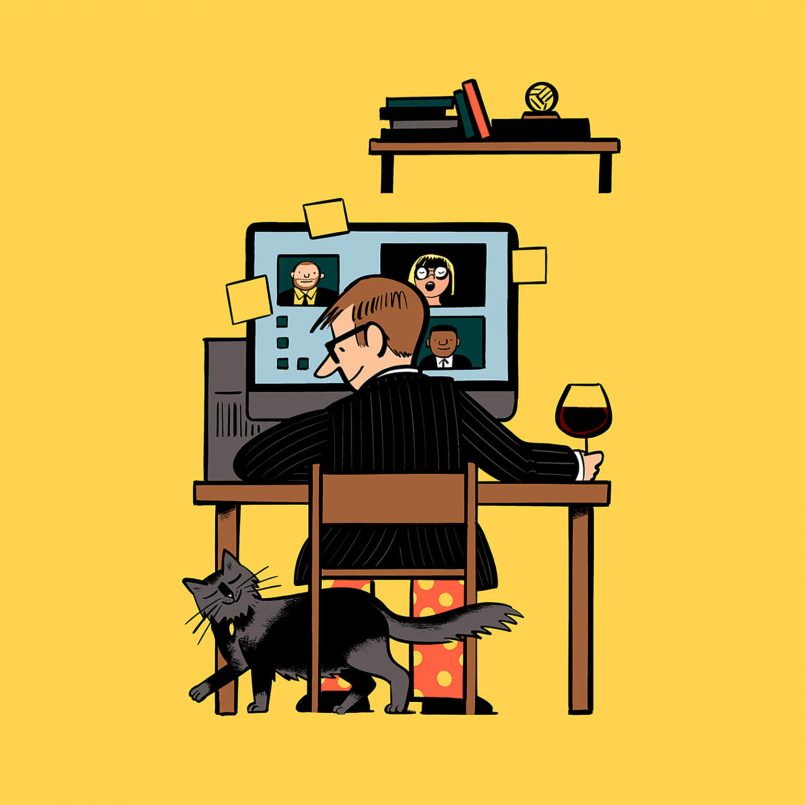 Playful Editorial Illustrations by Mark Long | Daily design inspiration ...