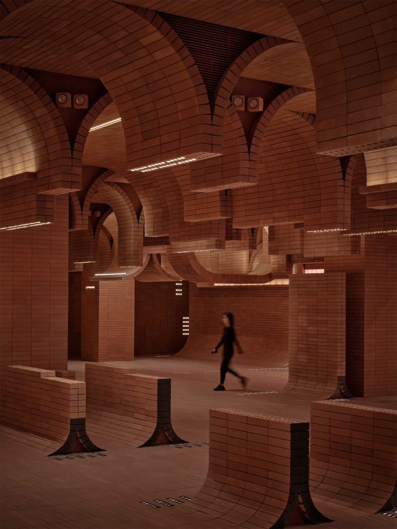 Flowing Bricks: A Striking Cinema & Coffee Bar by One Plus Partnership ...