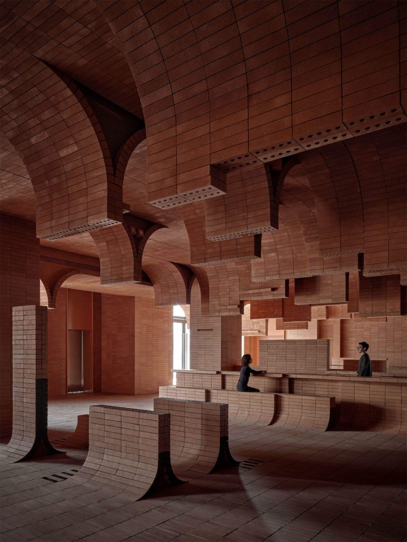 Flowing Bricks: A Striking Cinema & Coffee Bar by One Plus Partnership ...