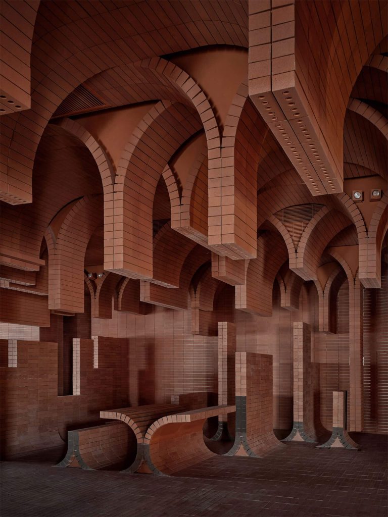 Flowing Bricks: A Striking Cinema & Coffee Bar by One Plus Partnership ...