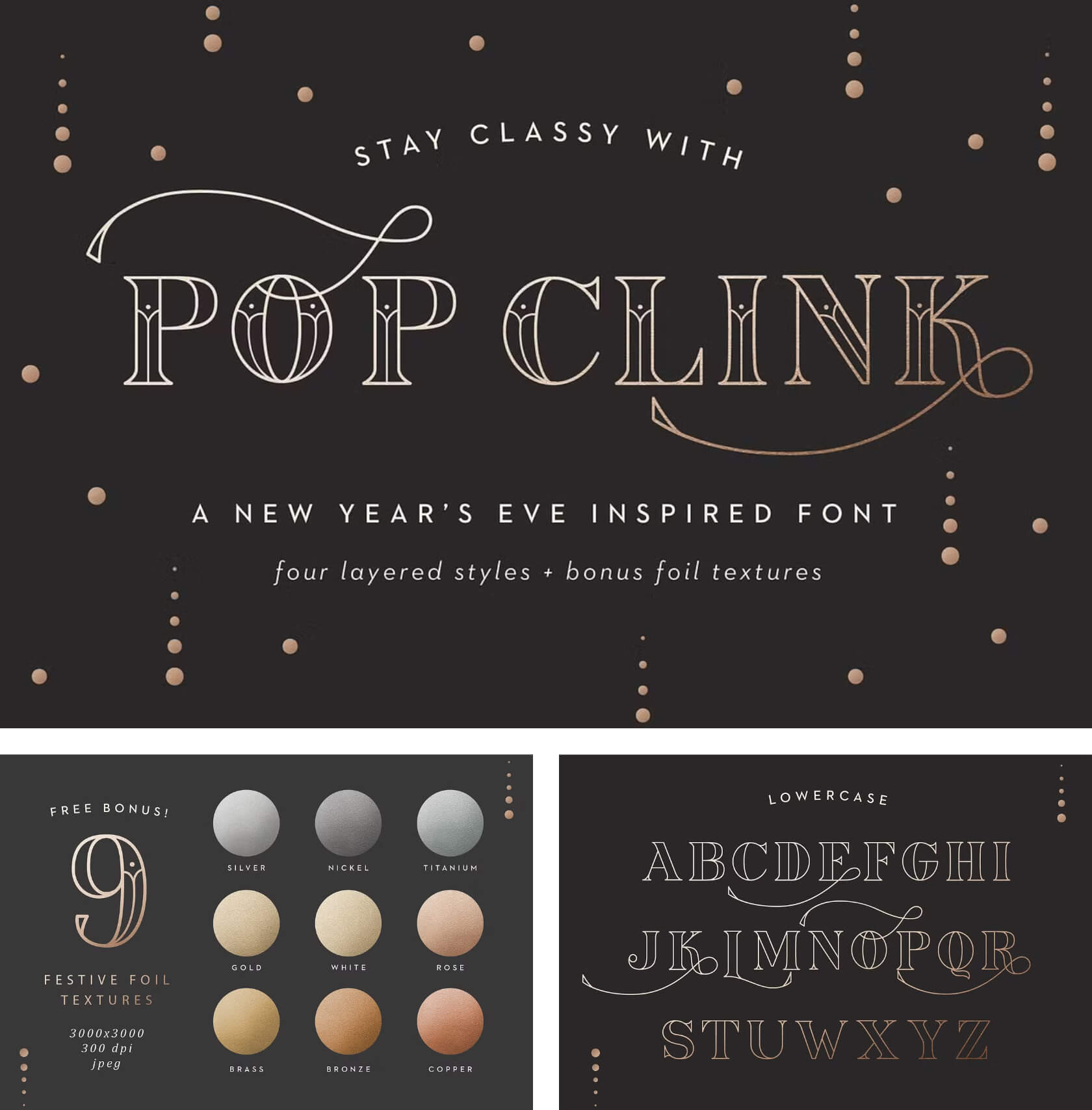 Top 10 New Year Fonts to Celebrate in Style | Daily design inspiration ...