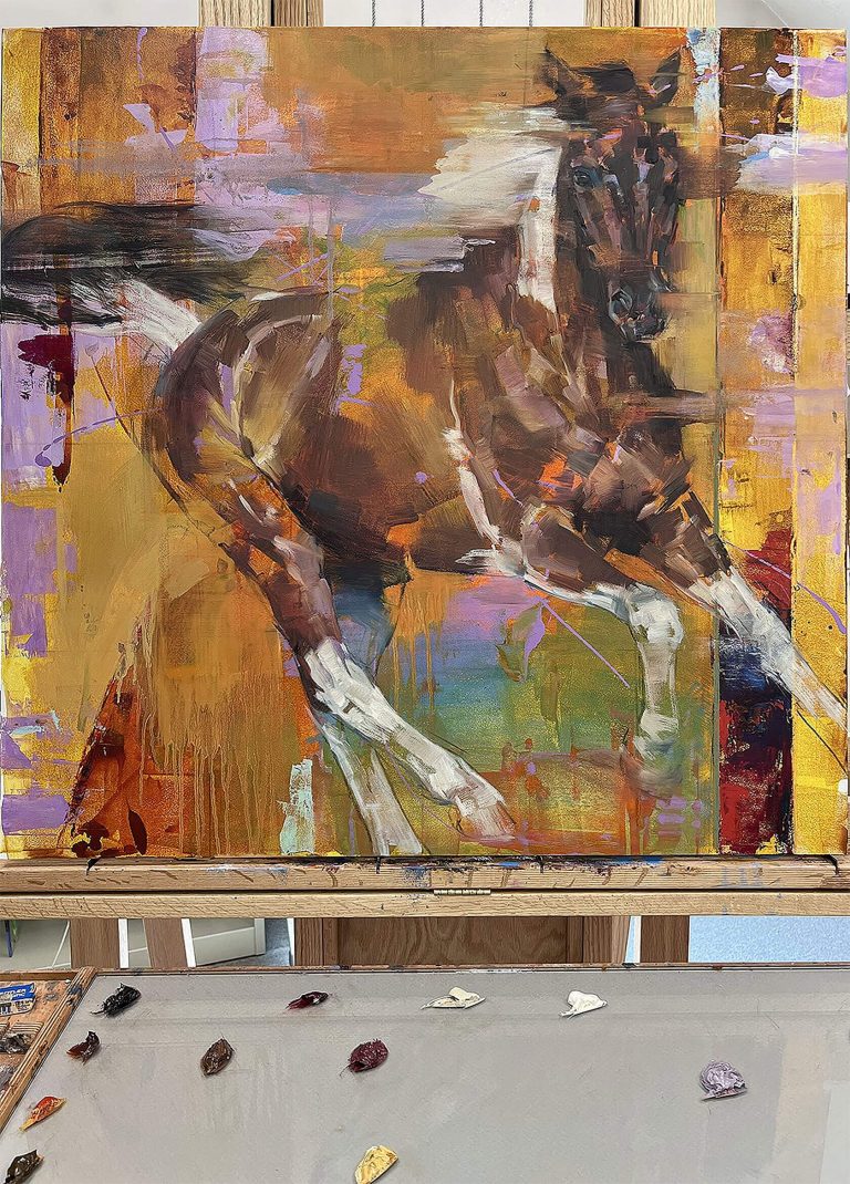 Expressive Equine Paintings by Julie T. Chapman | Daily design ...