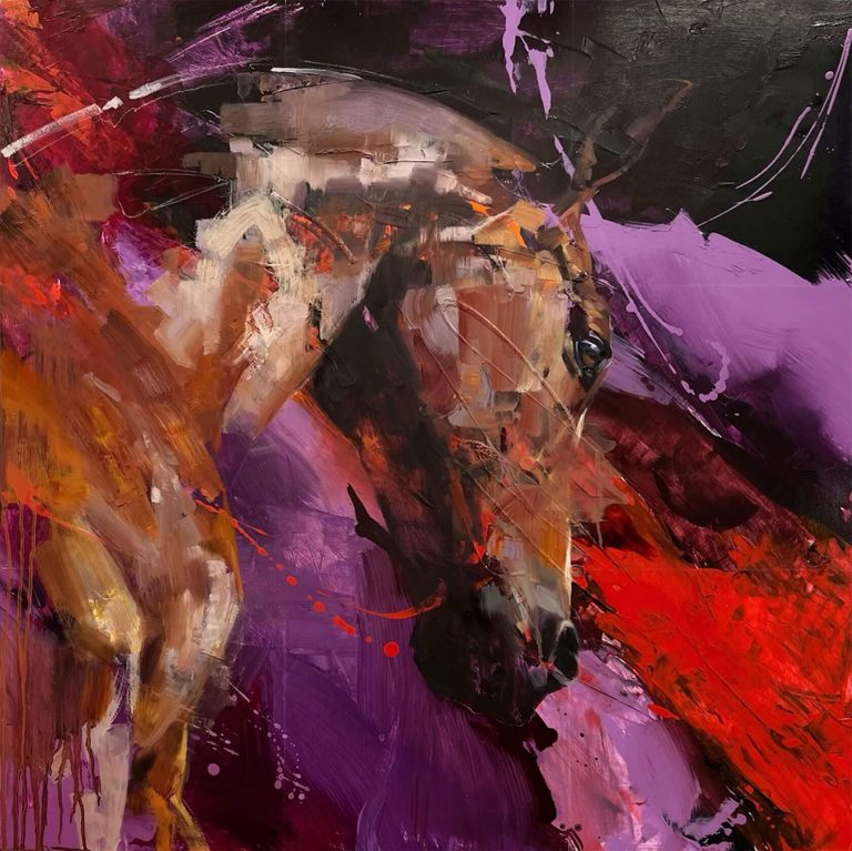 Expressive Equine Paintings by Julie T. Chapman | Daily design ...