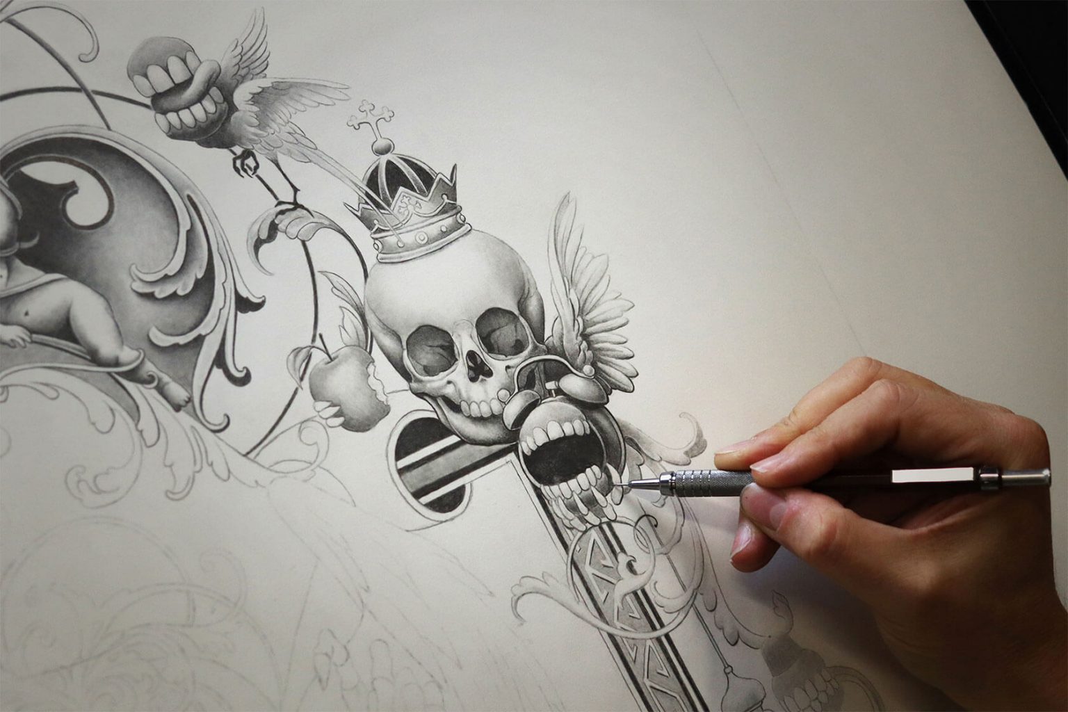 Intricate Visions: Pen & Ink Drawings by Joe Fenton | Daily design ...