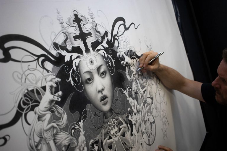 Intricate Visions: Pen & Ink Drawings by Joe Fenton | Daily design ...