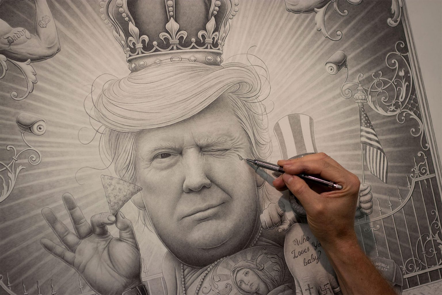 Intricate Visions: Pen & Ink Drawings by Joe Fenton | Daily design ...