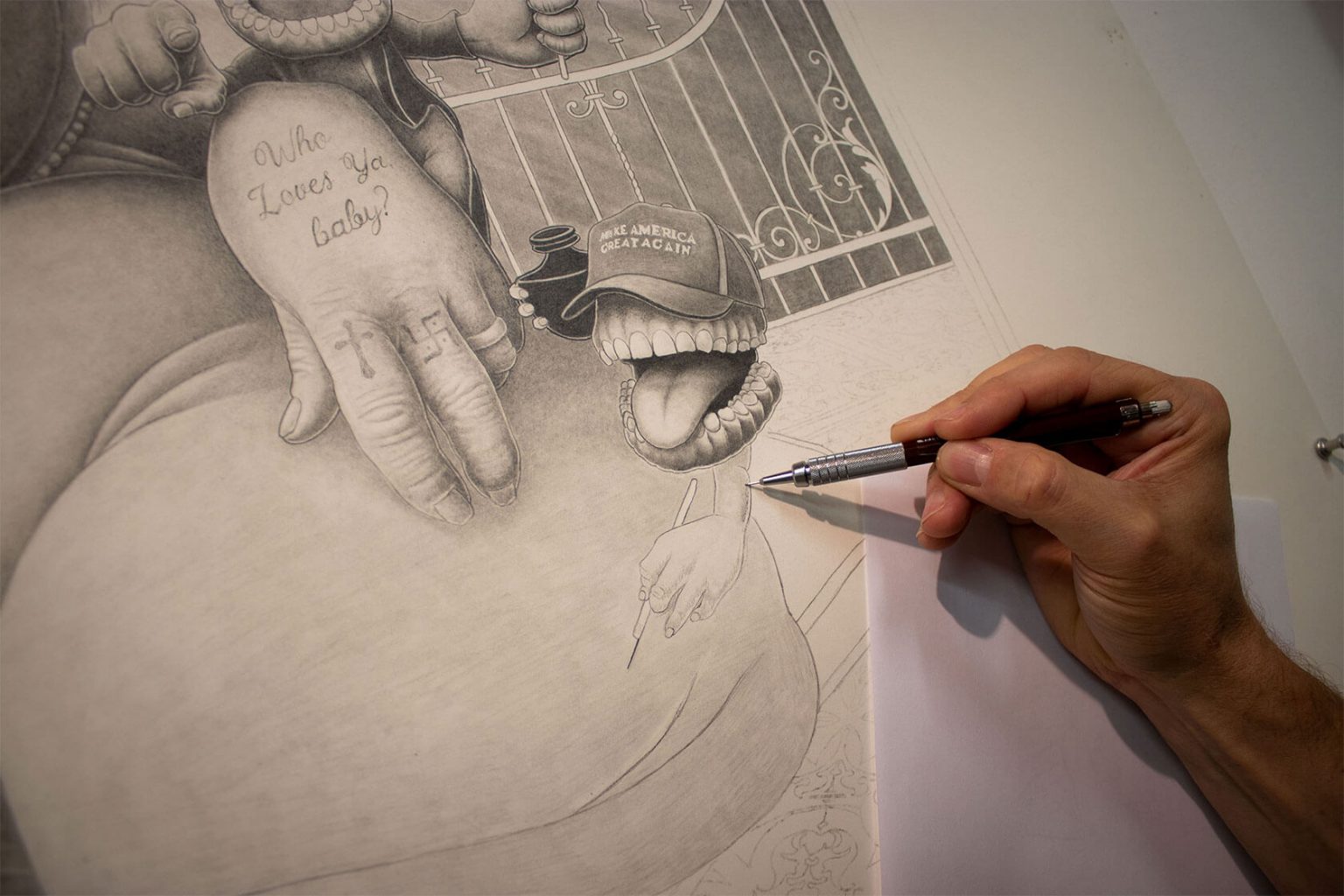 Intricate Visions: Pen & Ink Drawings by Joe Fenton | Daily design ...
