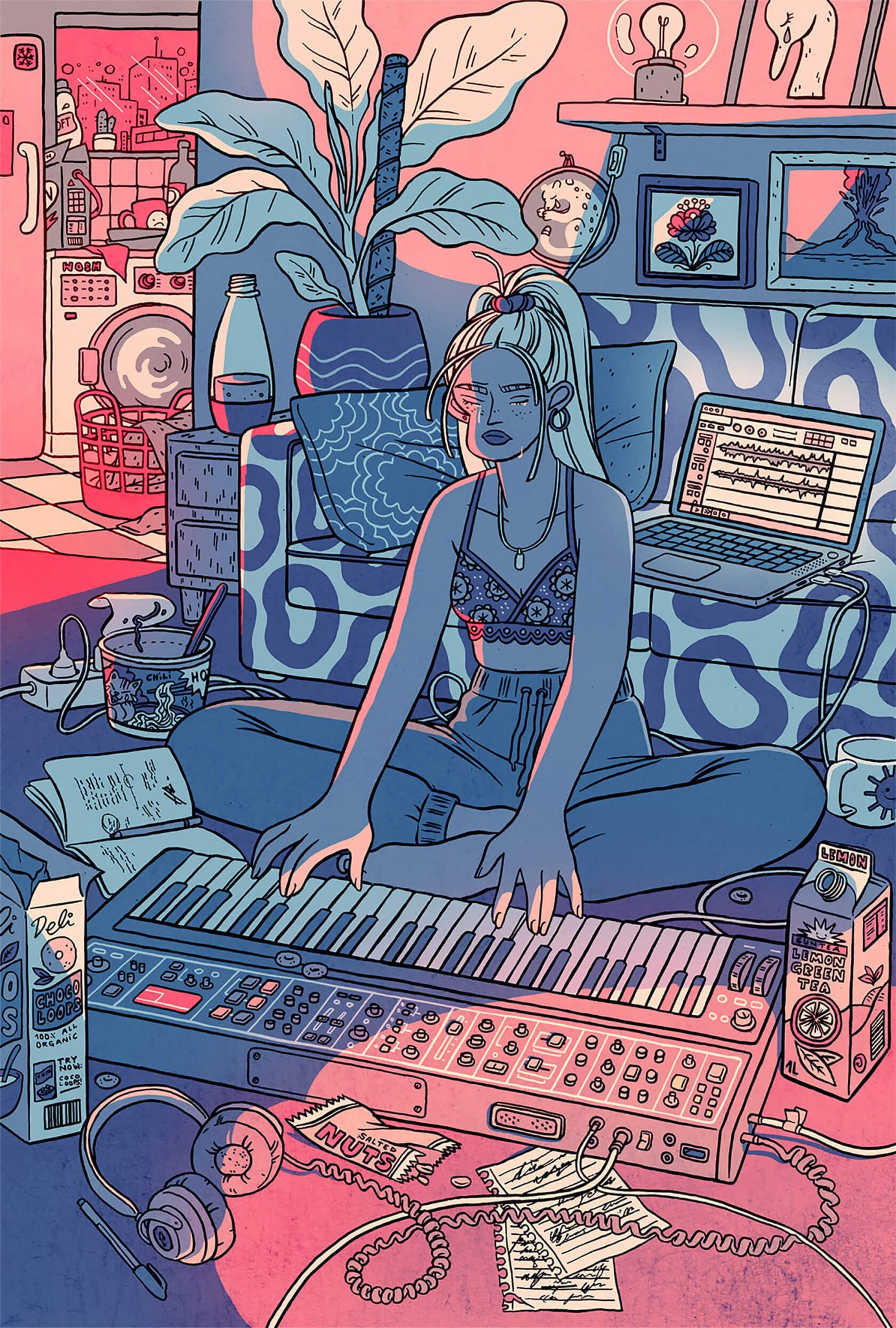 Edgy Illustrated Portraits by Kirsten Rothbart | Daily design ...