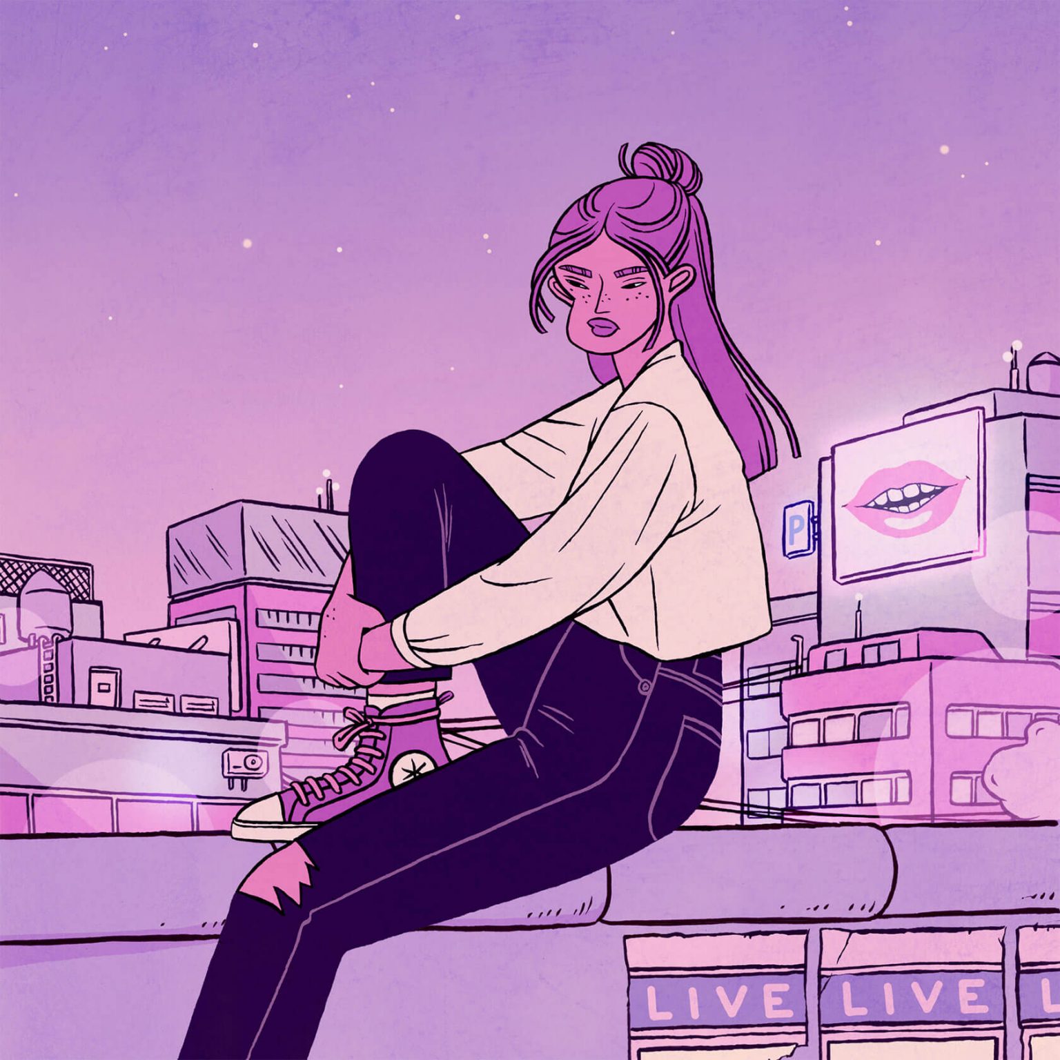 Edgy Illustrated Portraits by Kirsten Rothbart | Daily design ...