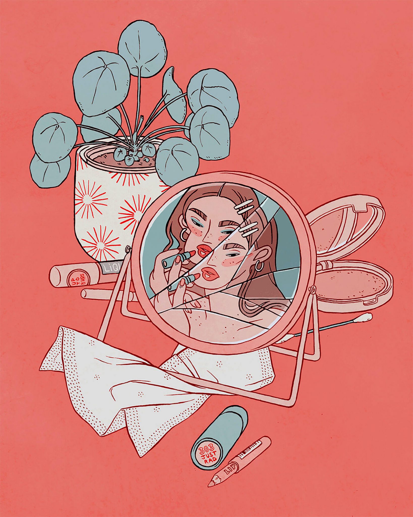 Edgy Illustrated Portraits by Kirsten Rothbart | Daily design ...