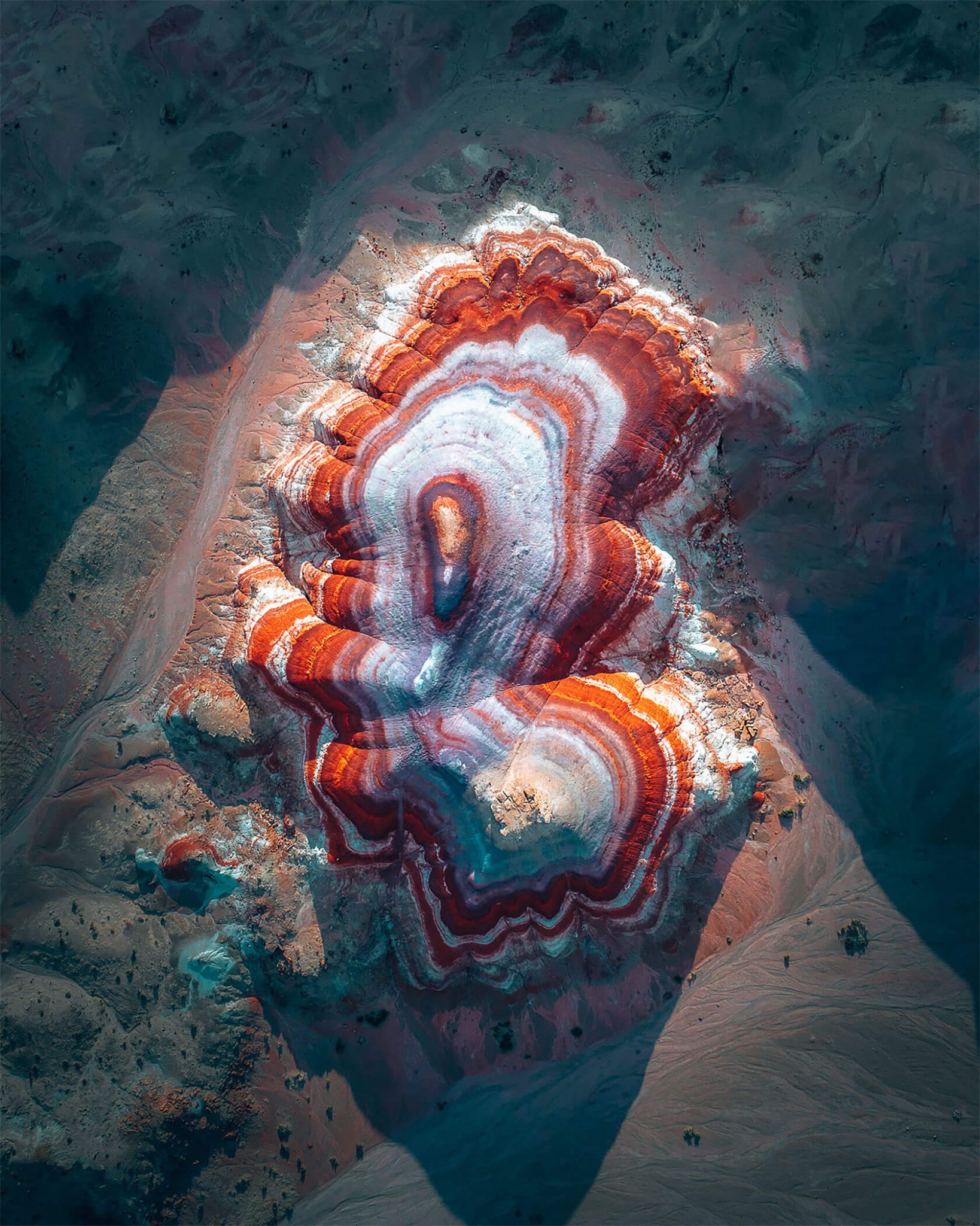 The Badlands Series: Aerial Photos by Tobias Hägg | Daily design ...