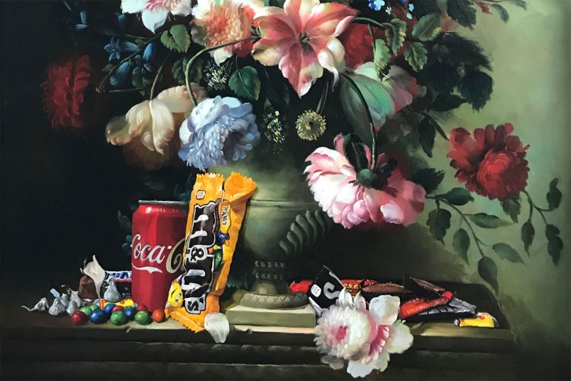 Oil on Found Art: Amusing Juxtapositions by Dave Pollot | Daily design ...