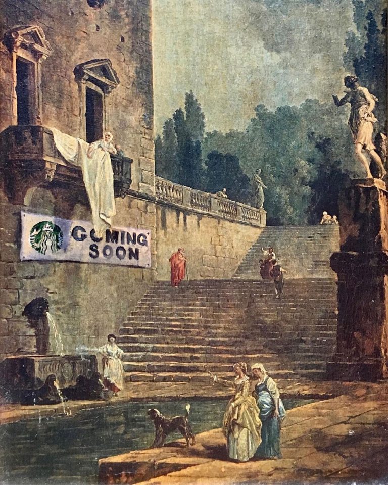 Oil on Found Art: Amusing Juxtapositions by Dave Pollot | Daily design ...