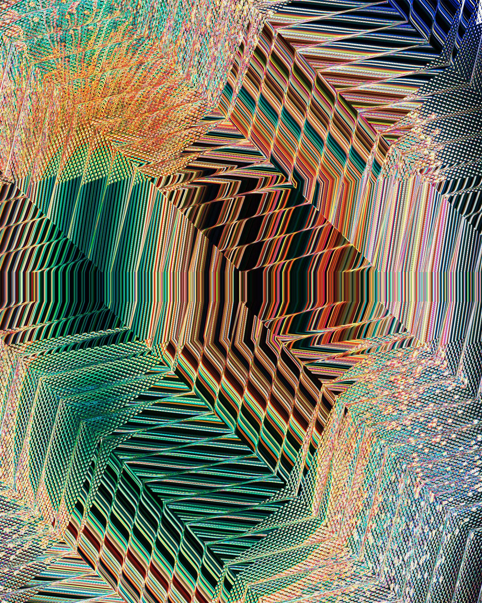 Luminescence/Fusion: Futuristic Optical Art by Max Drekker | Daily ...