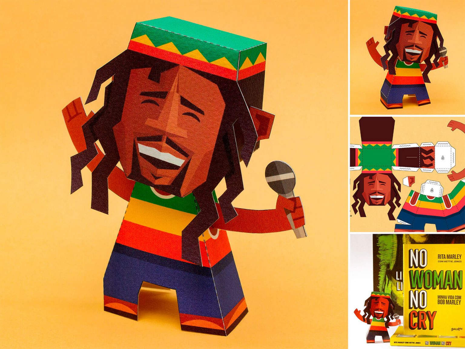 Rockstar Paper Toys by Rafa Miqueleto | Daily design inspiration for ...