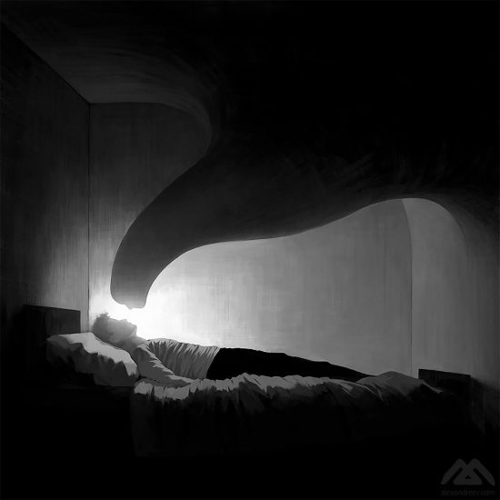 Dreams & Dimensions Collide in Alex Andreev’s Haunting Illustrations ...