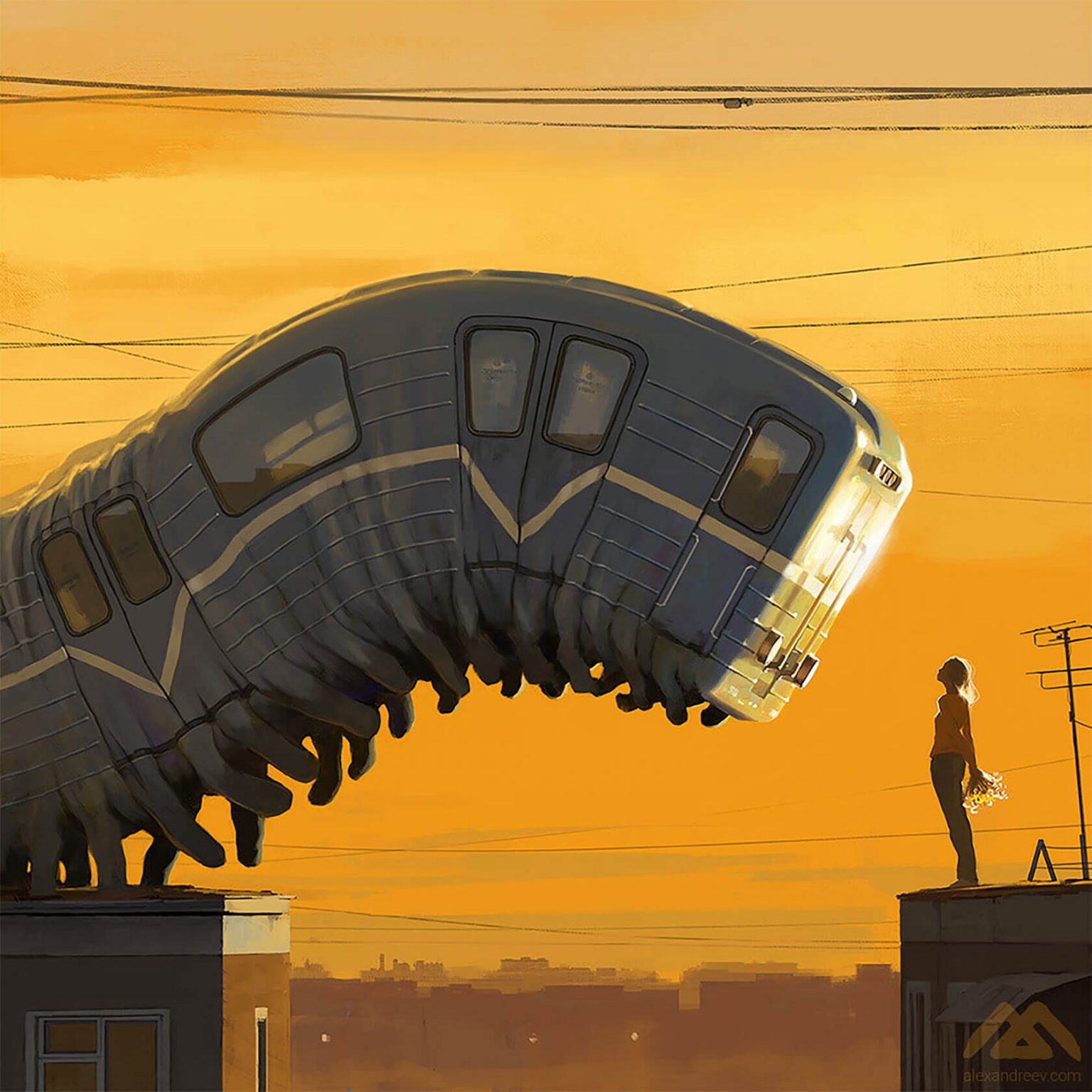 Dreams & Dimensions Collide in Alex Andreev’s Haunting Illustrations ...