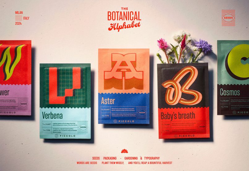 The Botanical Alphabet by The6th Creative Studio | Daily design ...