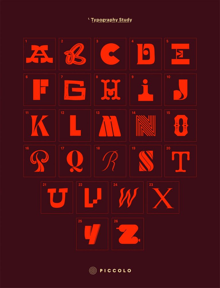 The Botanical Alphabet by The6th Creative Studio | Daily design ...