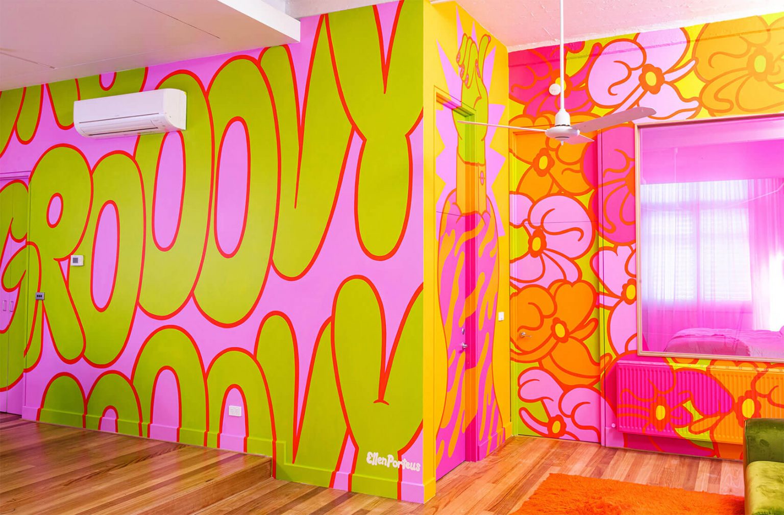 Vibrant Worlds: The Stunning Murals of Ellen Porteus | Daily design ...
