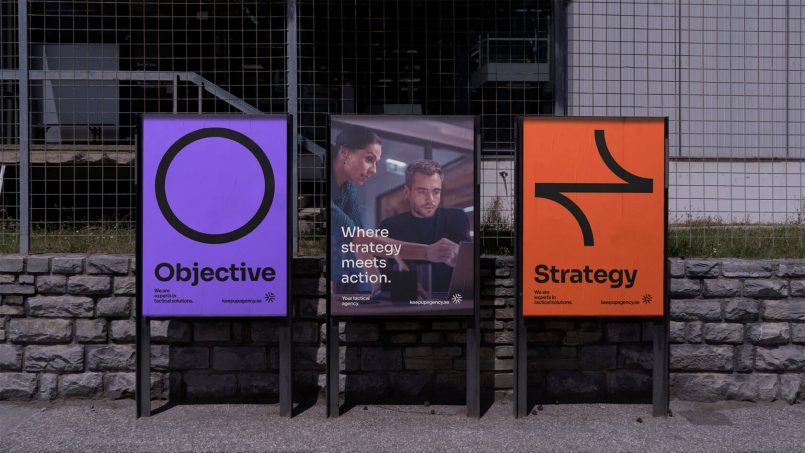 Keep Up Agency Branding by Matheus Ferreira | Daily design inspiration ...
