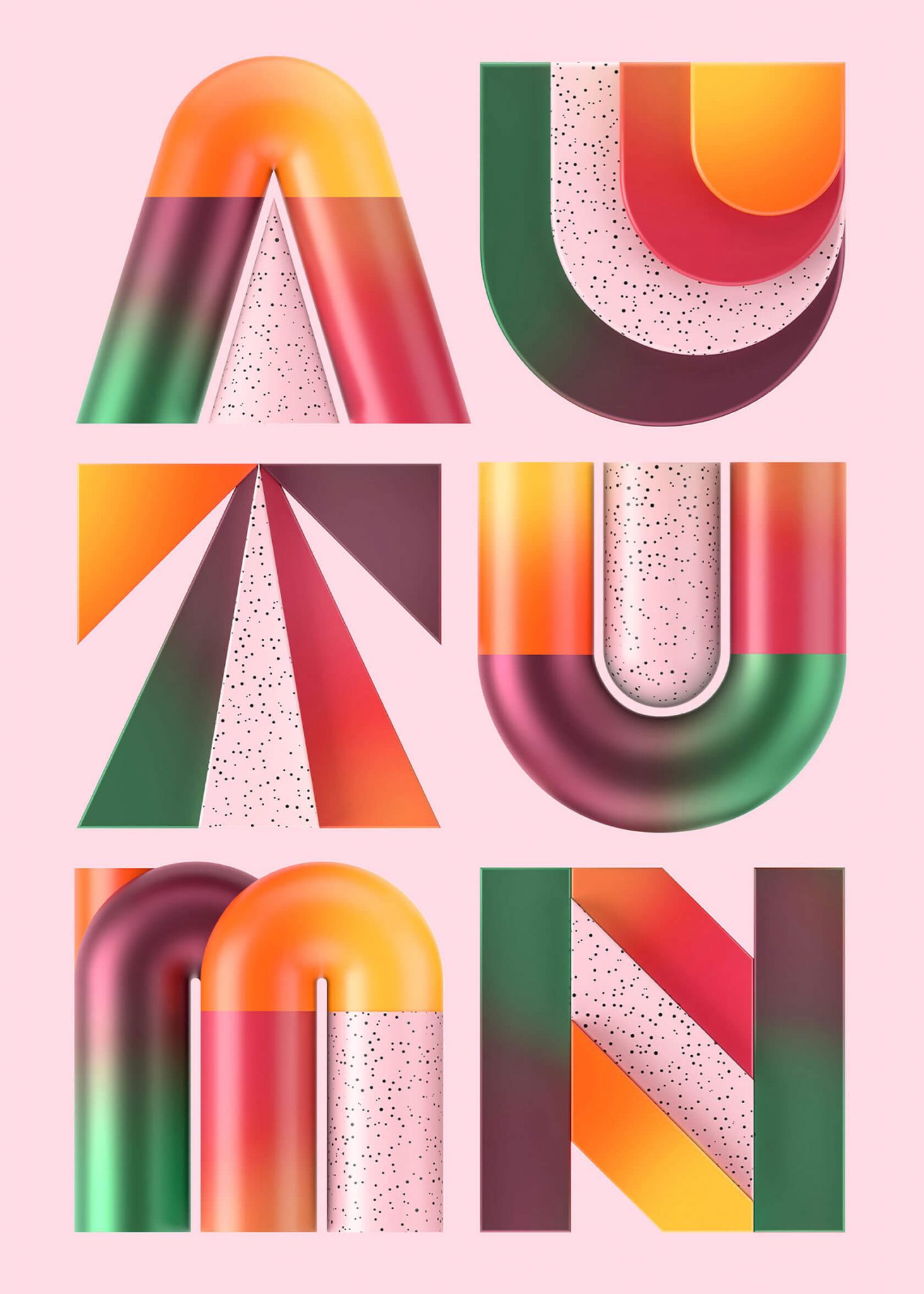 3D Type Experiments by Jérémie Gauthier | Daily design inspiration for ...