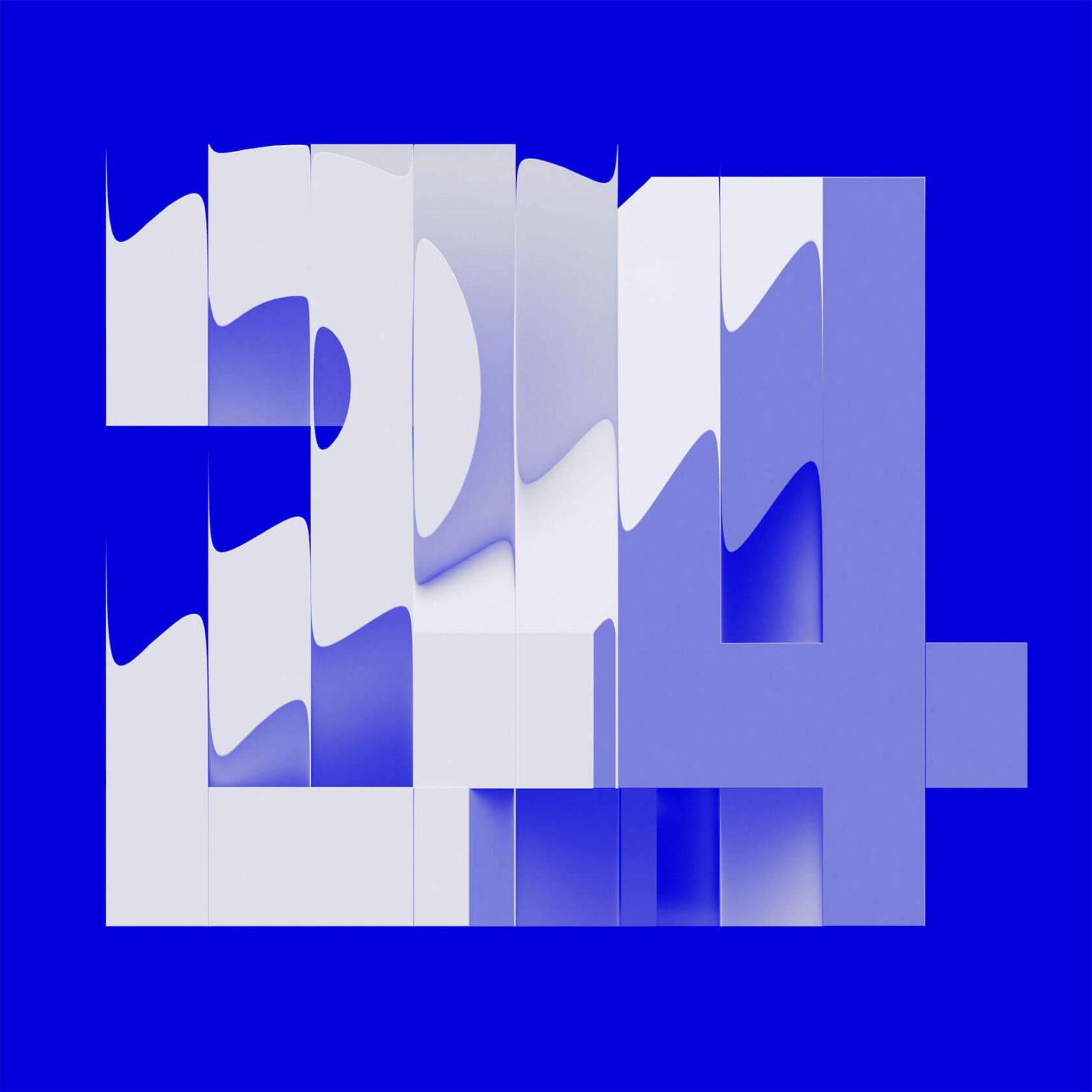 3D Type Experiments by Jérémie Gauthier | Daily design inspiration for creatives | Inspiration Grid