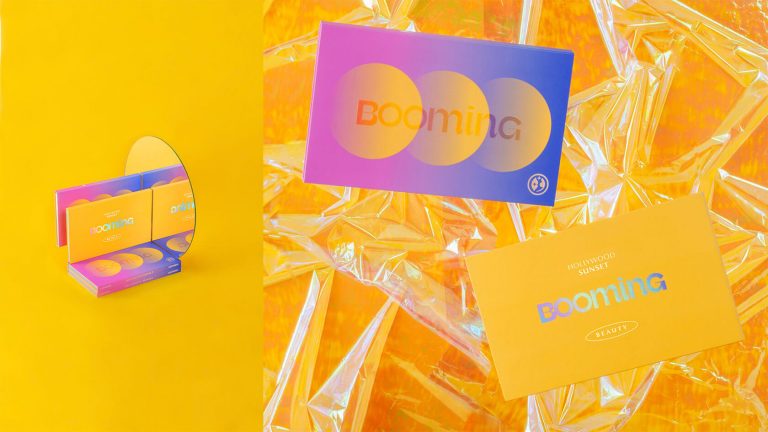 Sunset Gradients & Glittering Details: Booming’s Bold Identity by ...