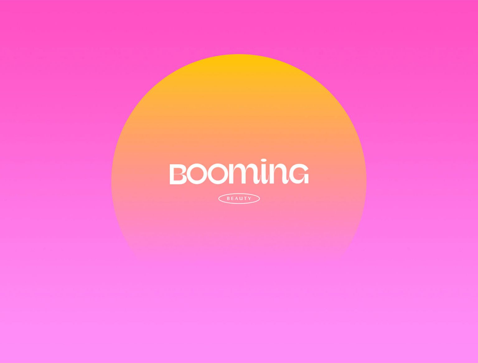 Sunset Gradients & Glittering Details: Booming’s Bold Identity by ...