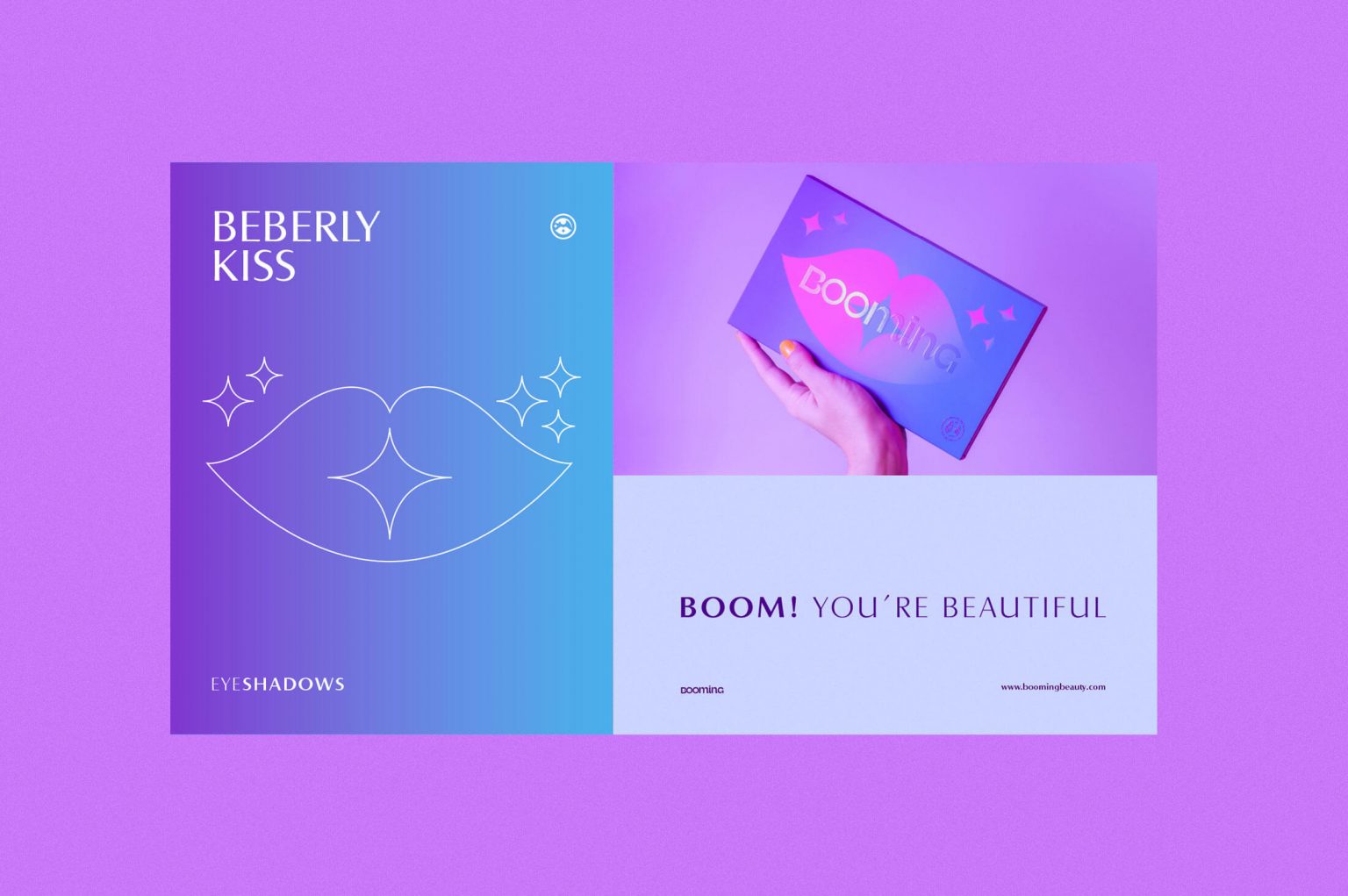 Sunset Gradients & Glittering Details: Booming’s Bold Identity by ...