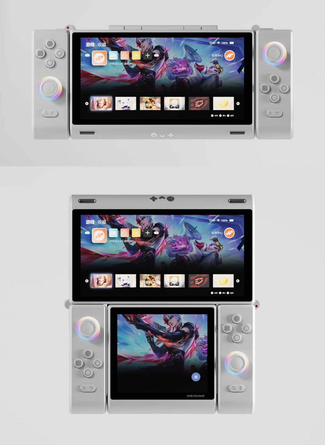 ONEXSUGAR 1: A Shapeshifting Dual Screen Gaming Handheld | Daily design ...