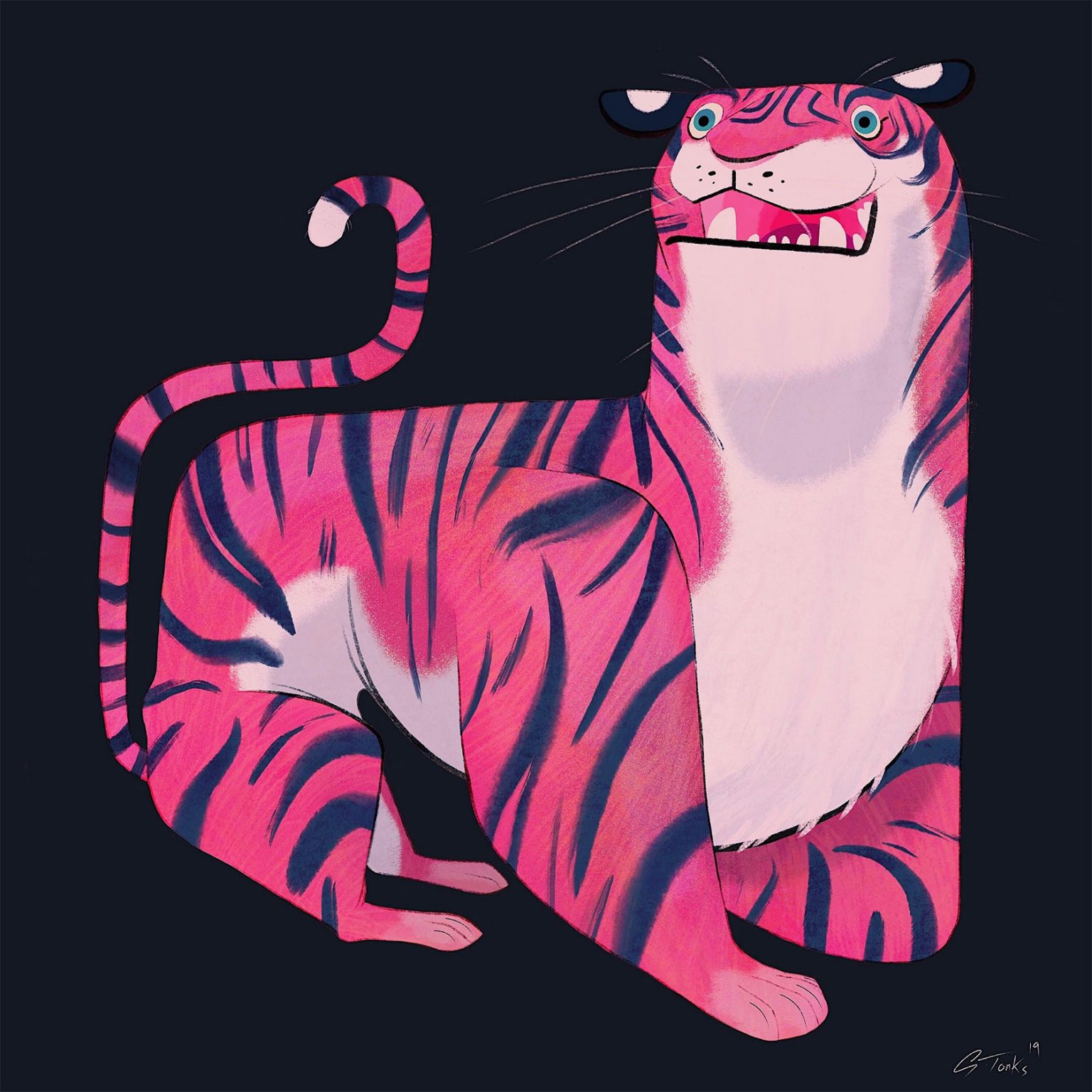 Whimsical Wildlife: Animal Illustrations by George Tonks | Daily design ...