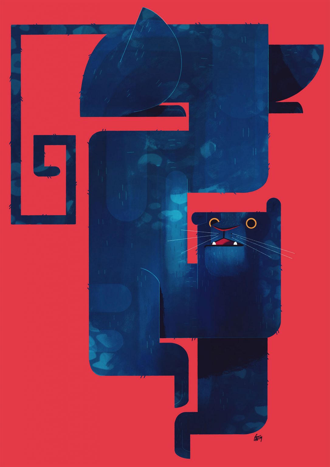 Whimsical Wildlife: Animal Illustrations by George Tonks | Daily design ...