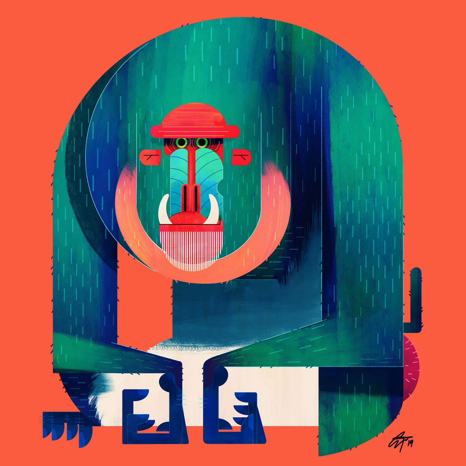 Whimsical Wildlife: Animal Illustrations by George Tonks | Daily design ...