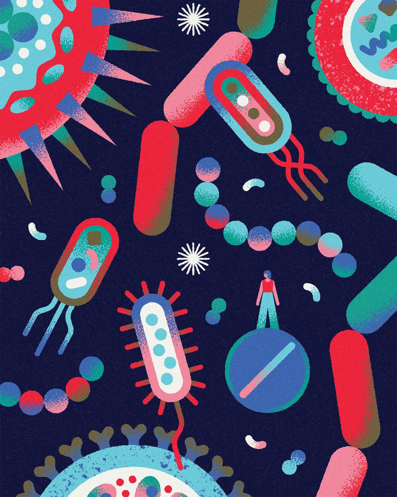 Bold Geometric Illustrations by Ray Dak Lam | Daily design inspiration ...