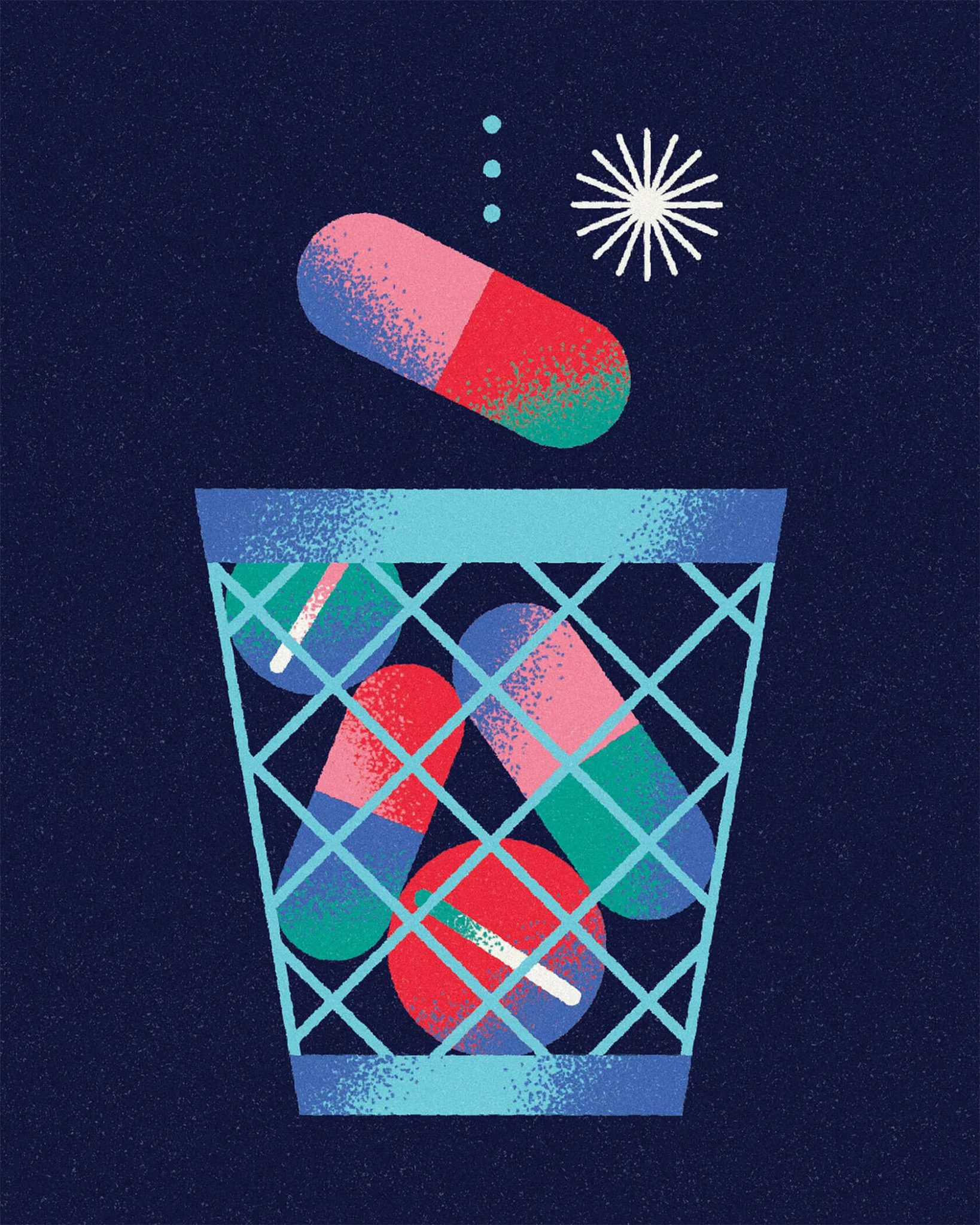 Bold Geometric Illustrations by Ray Dak Lam | Daily design inspiration ...