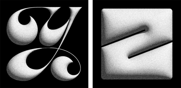 Bold Letterform Experiments by Brunoverart | Daily design inspiration for creatives ...