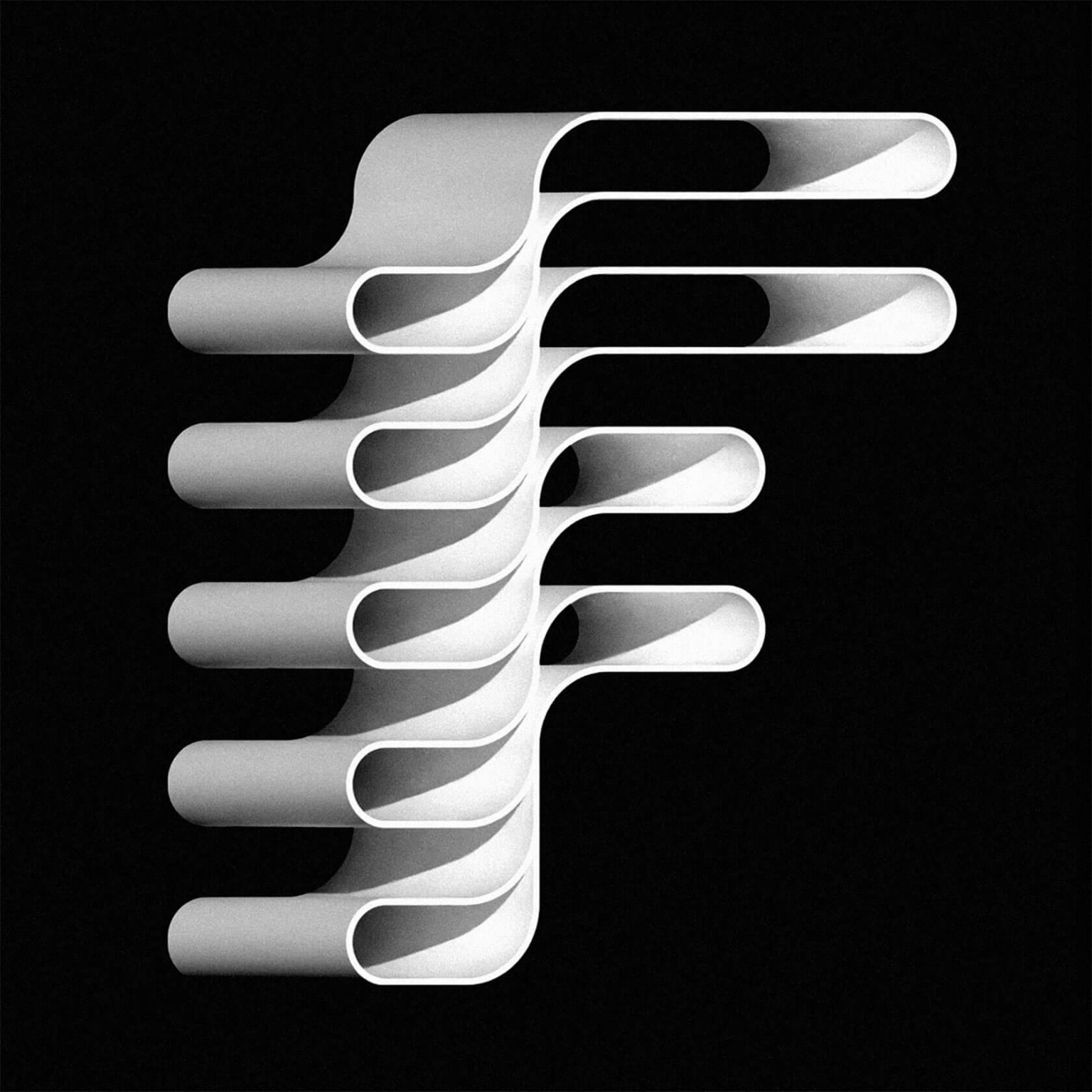 Monochromatic Architectural Typography by David Mascha | Daily design ...