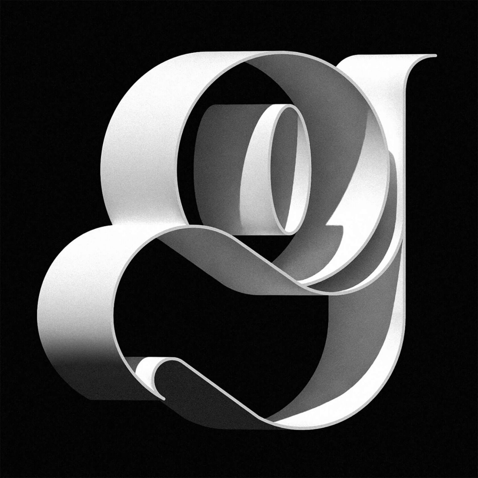 Monochromatic Architectural Typography by David Mascha | Daily design ...
