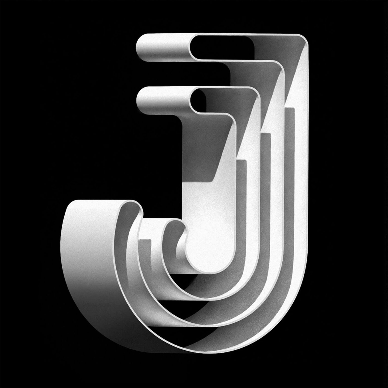 Monochromatic Architectural Typography by David Mascha | Daily design ...