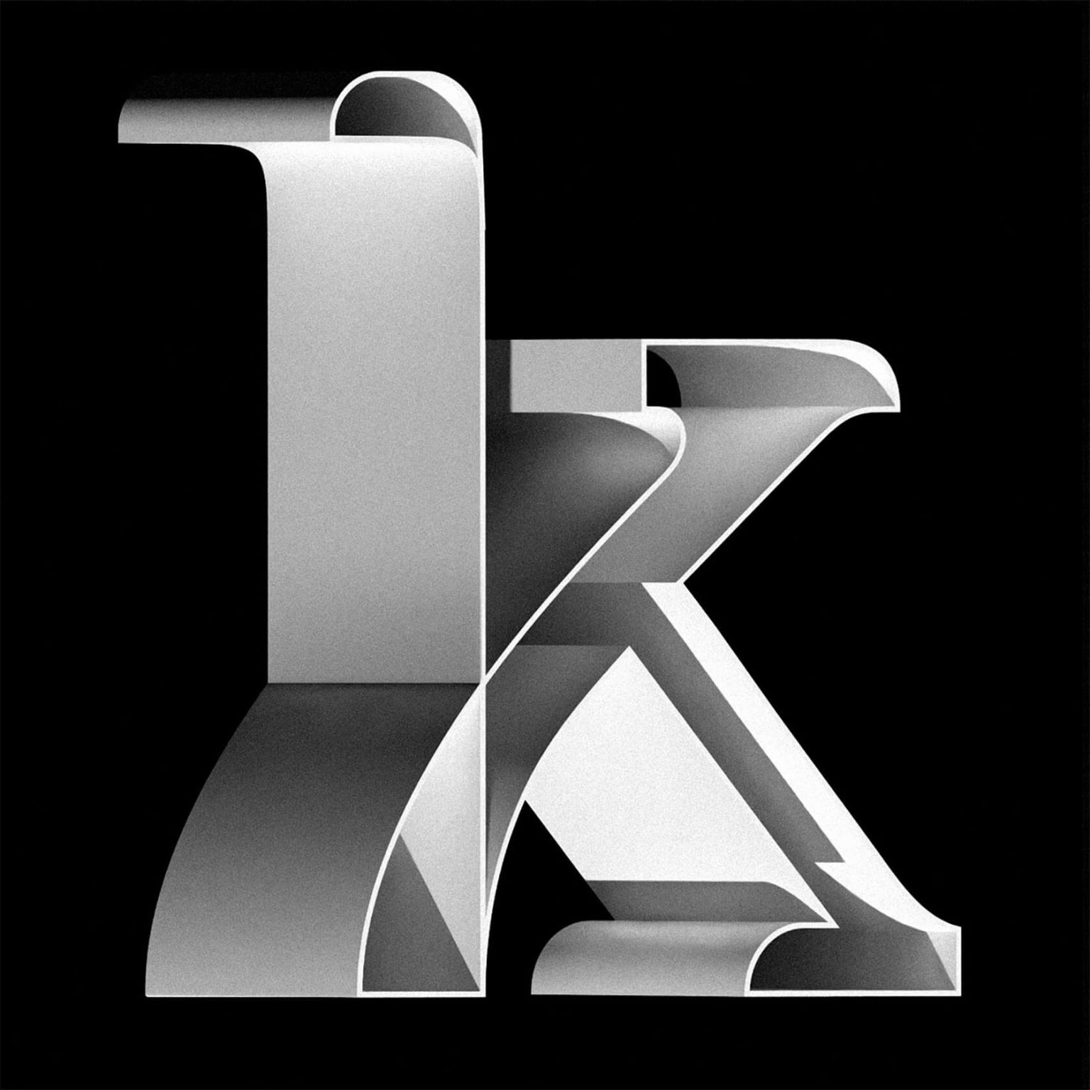 Monochromatic Architectural Typography by David Mascha | Daily design ...