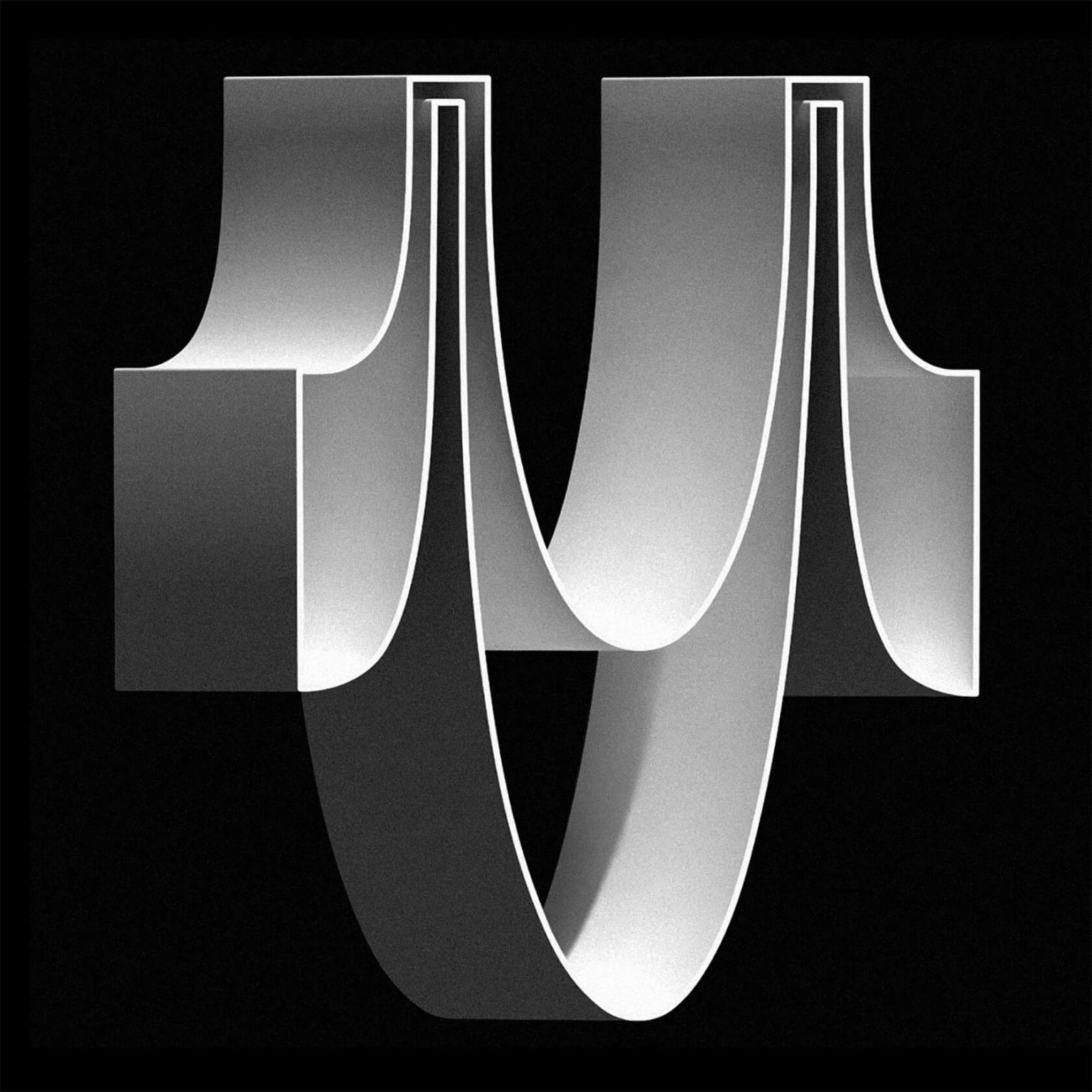 Monochromatic Architectural Typography by David Mascha | Daily design ...