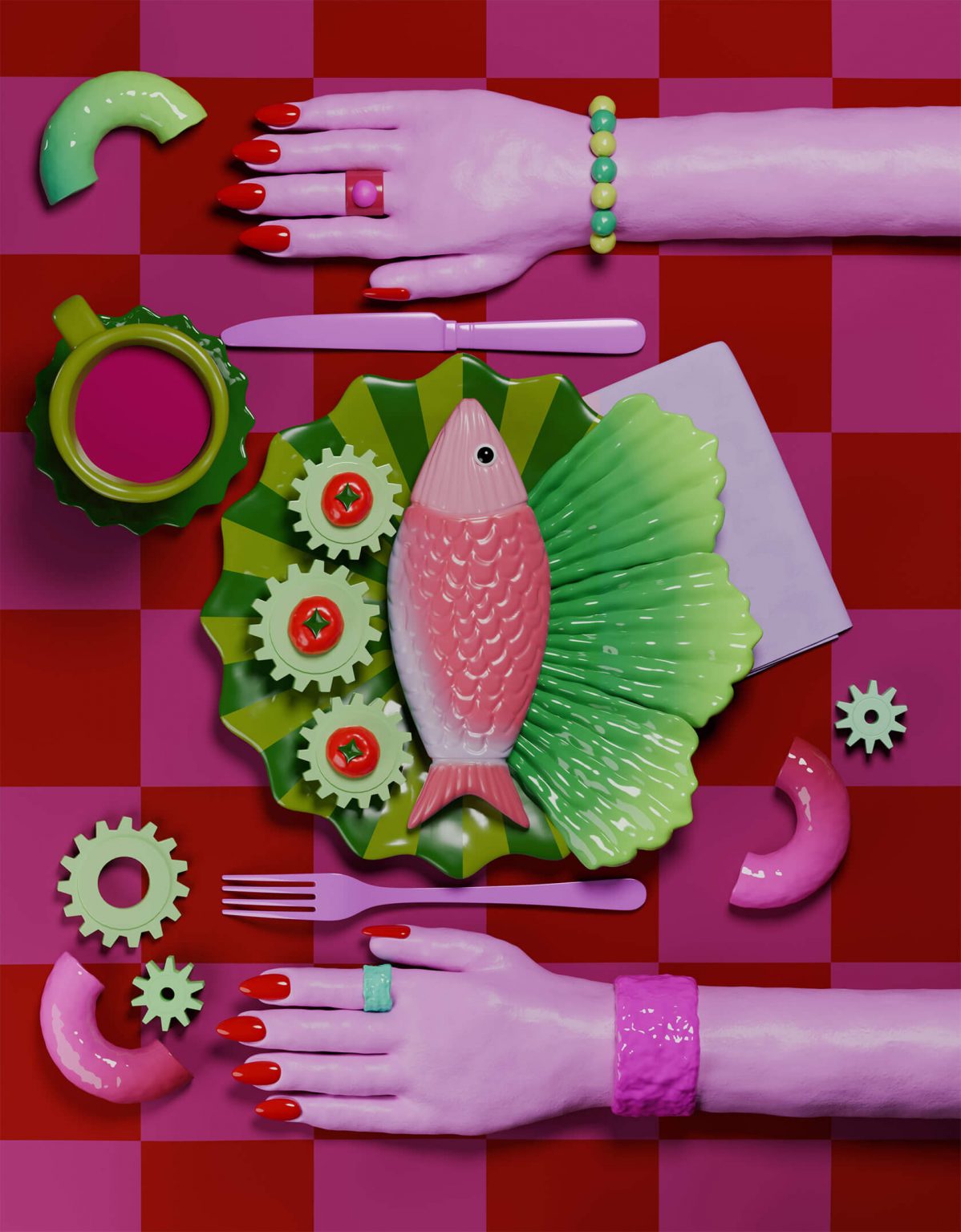 Claymation-Inspired Digital Art by Anastasiya Kraynyuk | Daily design ...