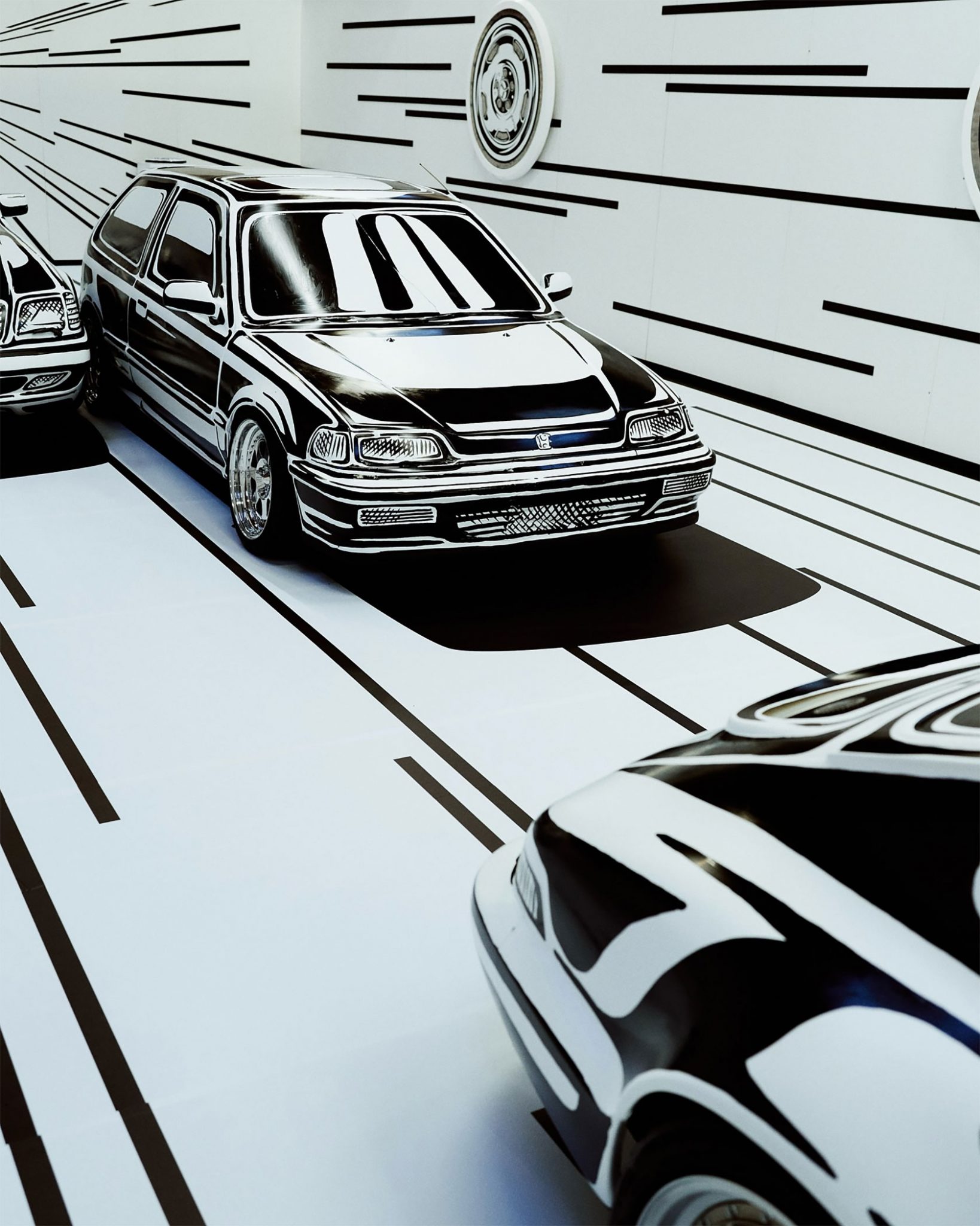 Comic Book Cars Come to Life in Joshua Vides' Bold Solo Exhibition ...