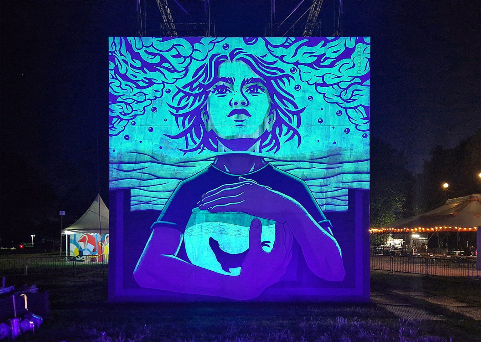 Reskate Studio’s Glow-in-the-Dark Murals Light Up Stories Around the ...