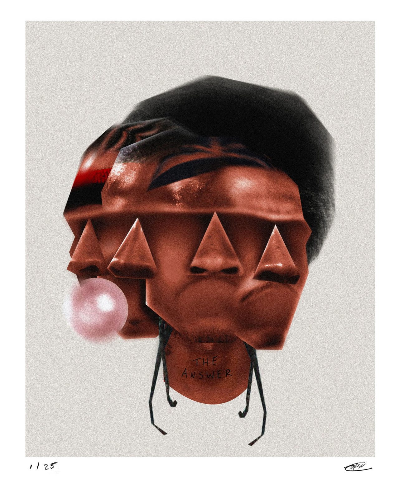 Striking Abstraction: Tyler Upchurch's Unique Take on Familiar Faces ...