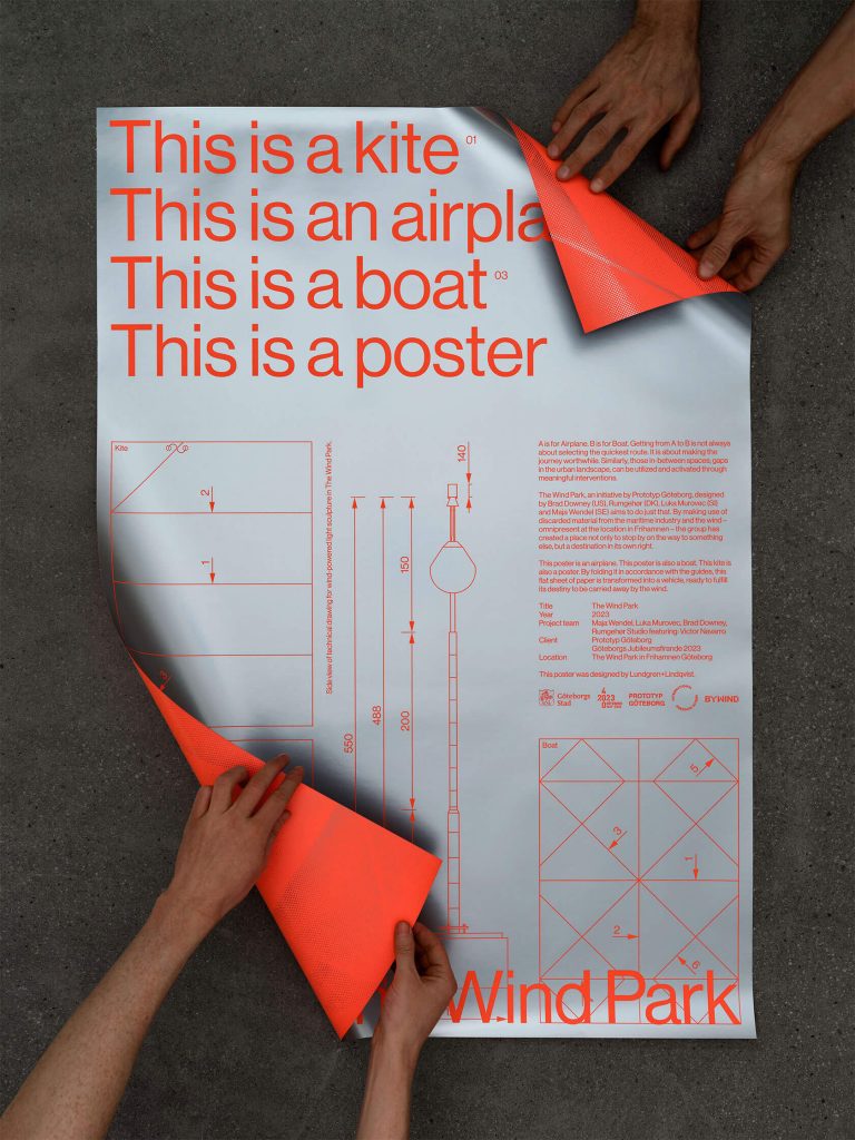 Lundgren+Lindqvist Celebrates The Wind Park With a Sleek Foldable ...